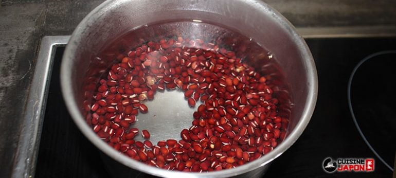 Recette anko, pâte de haricots rouges azuki sucrée • Cuisine Japon