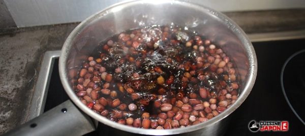 Recette anko, pâte de haricots rouges azuki sucrée • Cuisine Japon