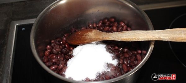 Recette anko, pâte de haricots rouges azuki sucrée • Cuisine Japon