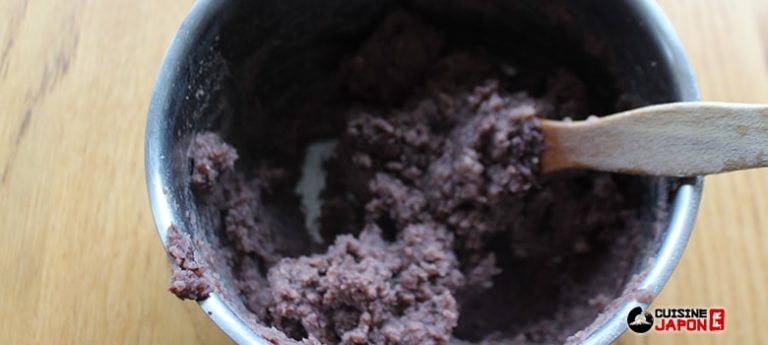 Recette anko, pâte de haricots rouges azuki sucrée • Cuisine Japon