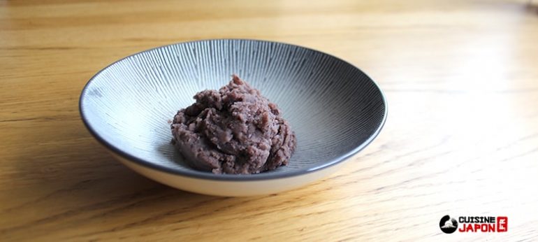 Recette anko, pâte de haricots rouges azuki sucrée • Cuisine Japon