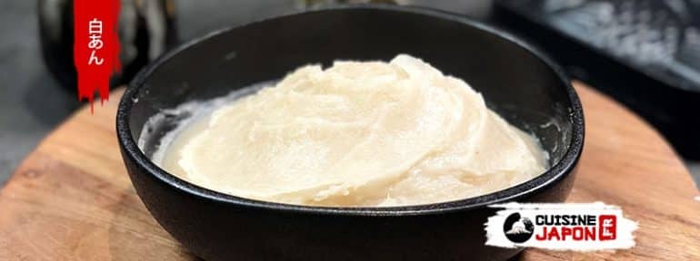 Recette Shiroan 白あん, pâte sucrée de haricots blancs • Cuisine Japon