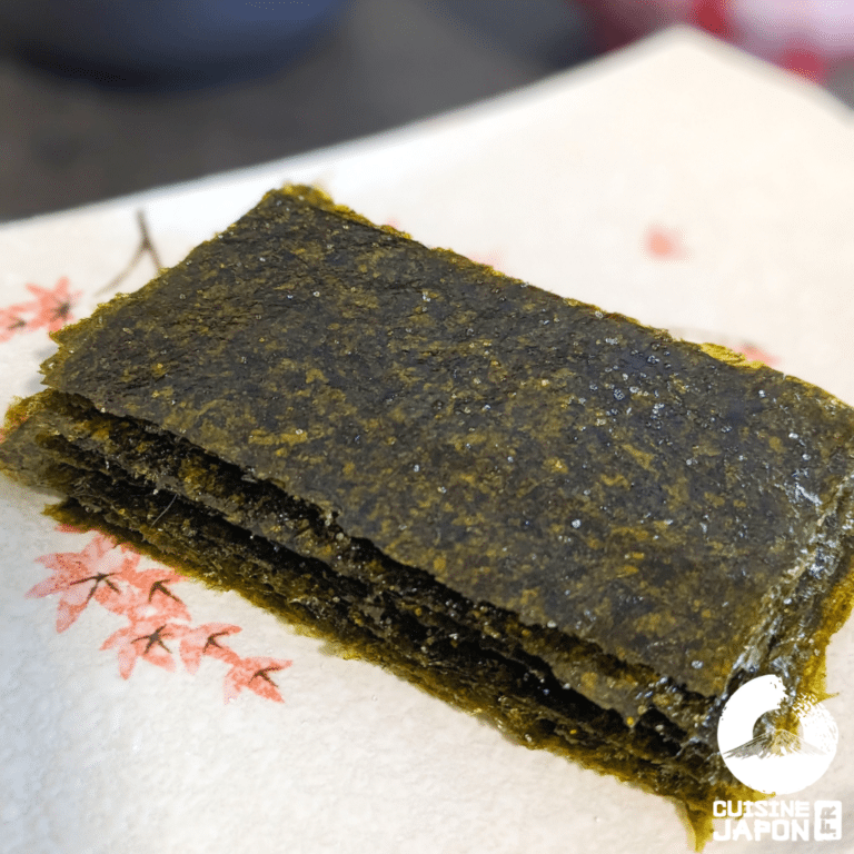 Recette japonaise Aji Nori, de feuilles d'algues nori assaisonnées ...