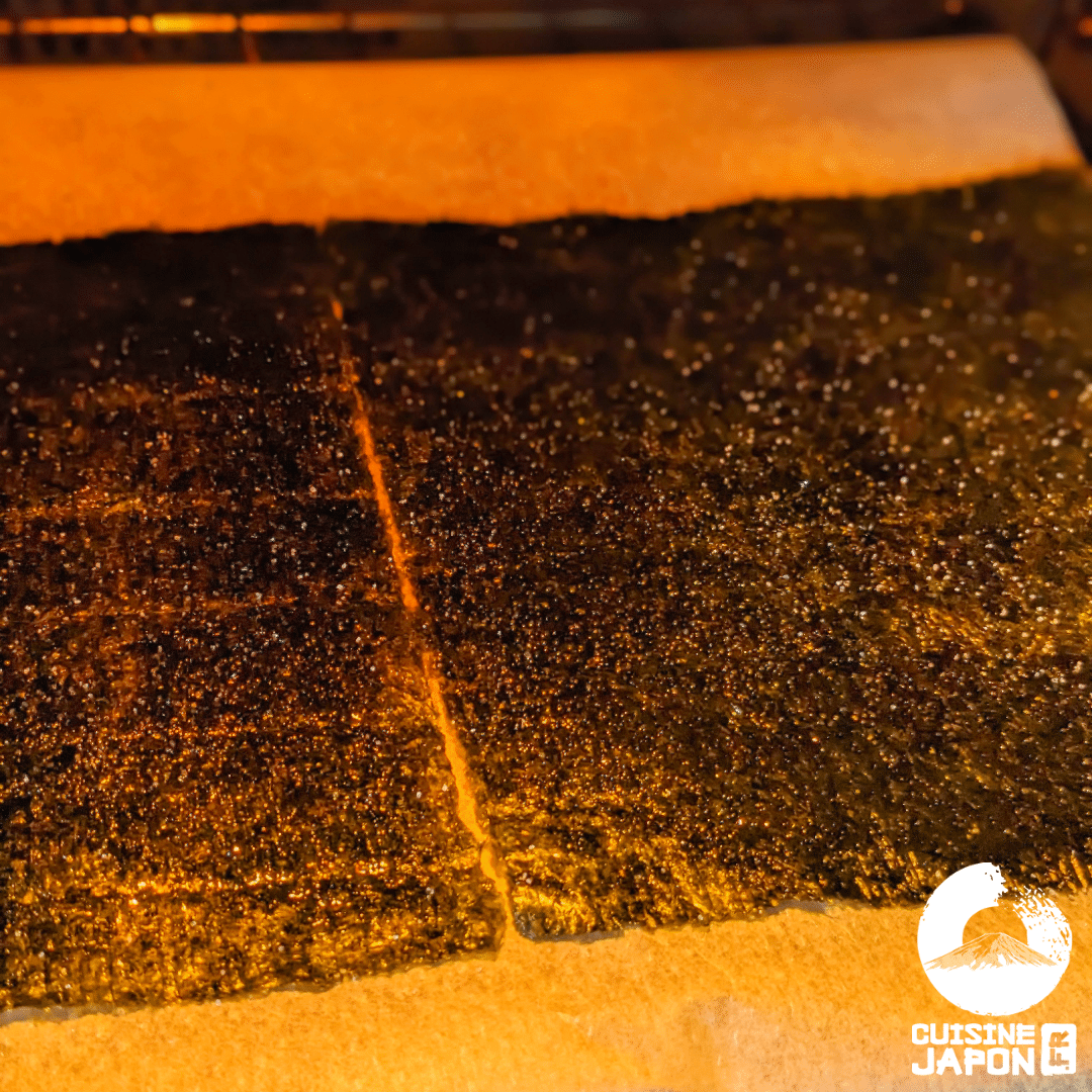 Recette japonaise Aji Nori, de feuilles d'algues nori assaisonnées ...